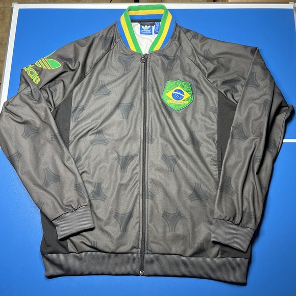 adidas | Jackets & Coats | Adidas Fullzip Brasil National Team ...